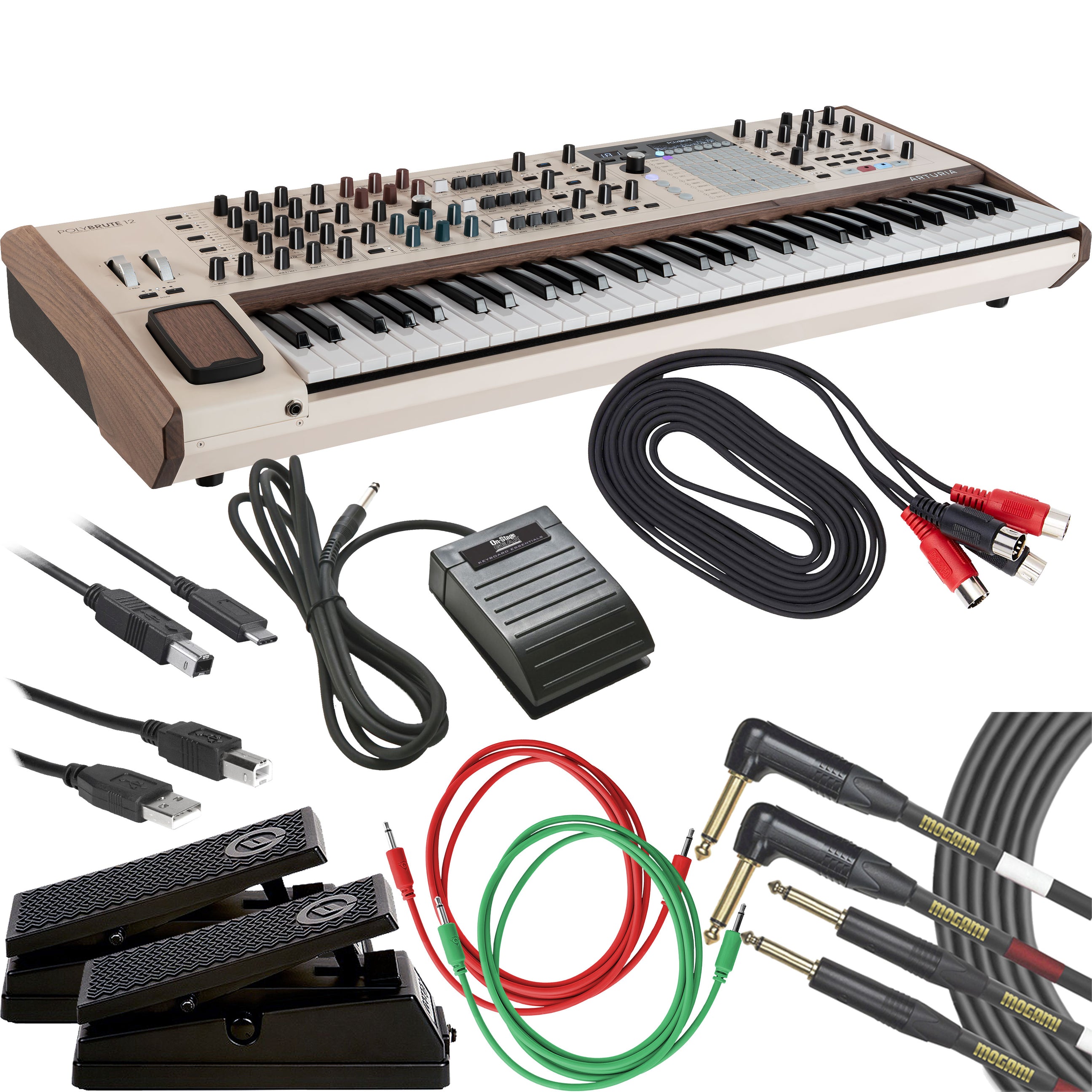 Arturia PolyBrute 12 12-Voice Polyphonic Analog Synthesizer CABLE KIT ...