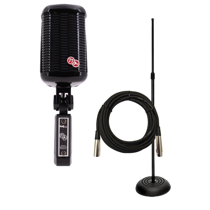 CAD A77 Vintage Supercardioid Microphone - Gloss Black PERFORMER PAK ...