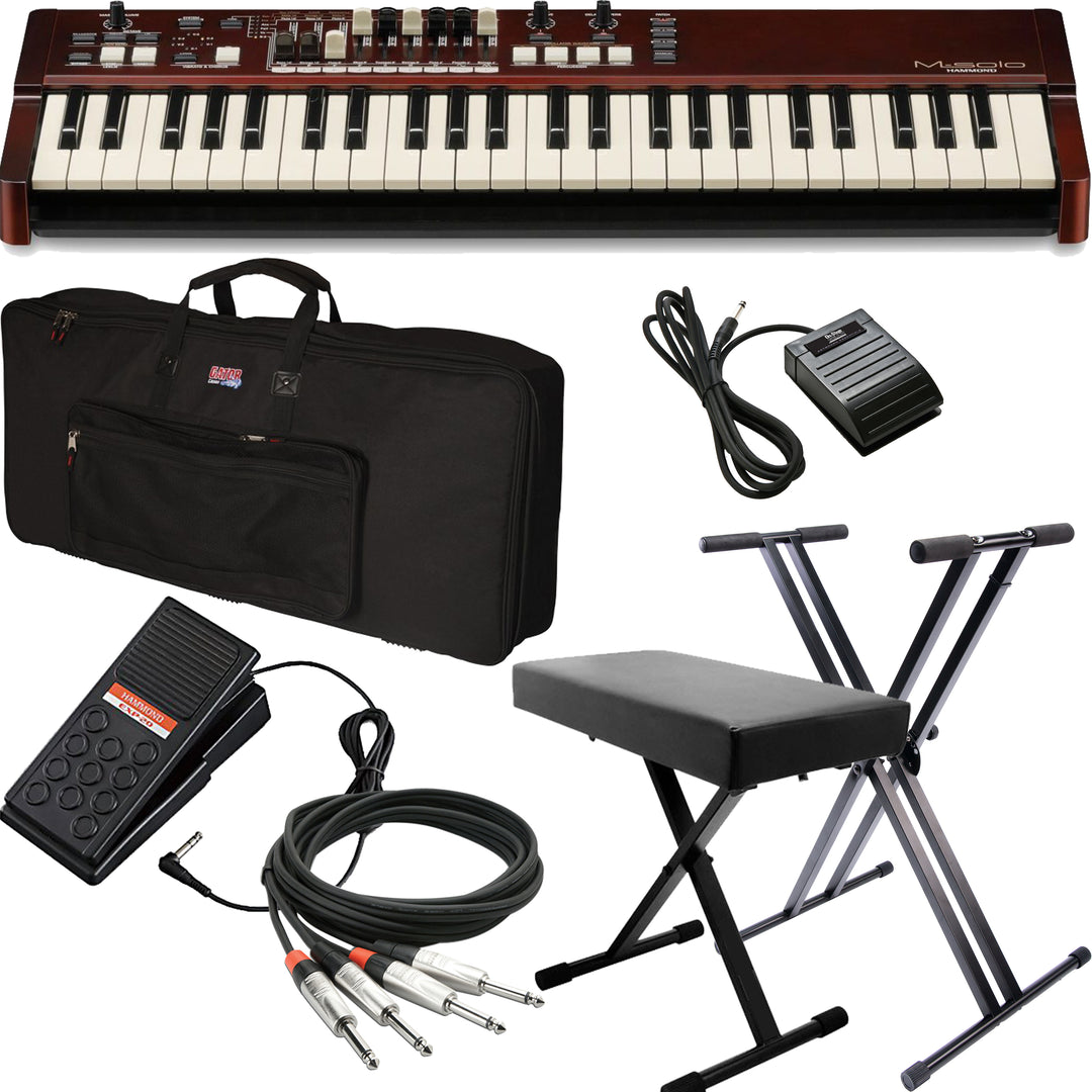 Hammond M-solo Organ - Burgundy STAGE KIT – Kraft Music