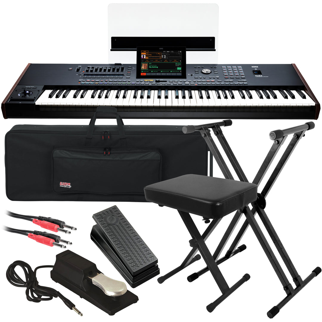 Korg PA5X 76-key Professional Arranger Workstation Keyboard STAGE KIT ...
