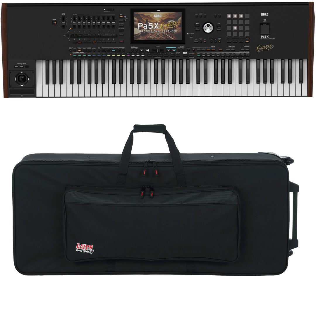 Korg PA5X Oriental 61-key Arranger Workstation Keyboard CARRY BAG KIT ...