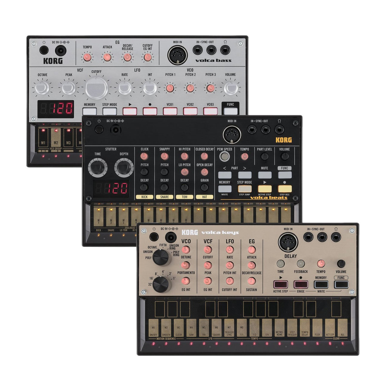 Korg Volca Series 3-IN-1 BUNDLE – Kraft Music