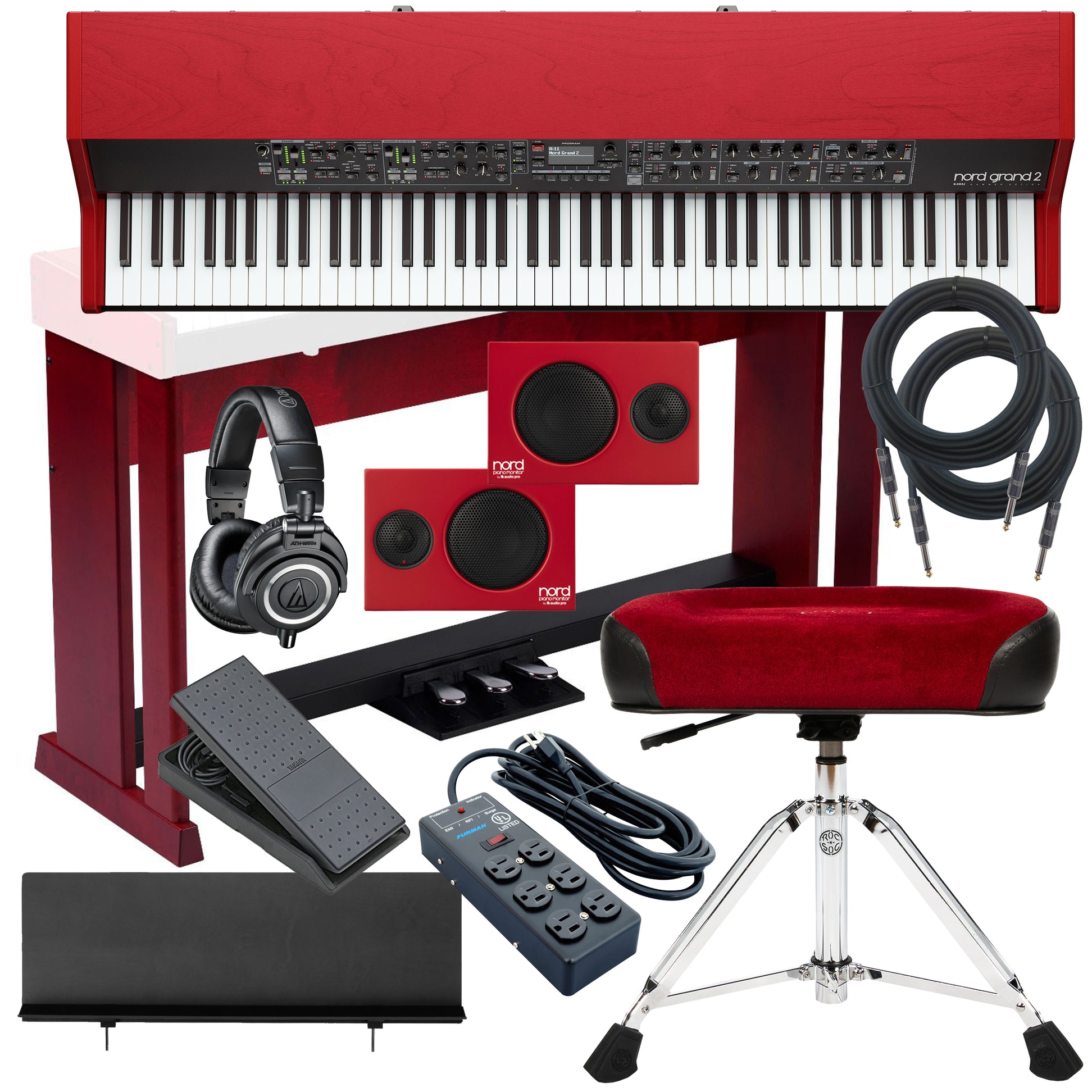 Nord Grand 2 Stage Piano COMPLETE HOME BUNDLE – Kraft Music