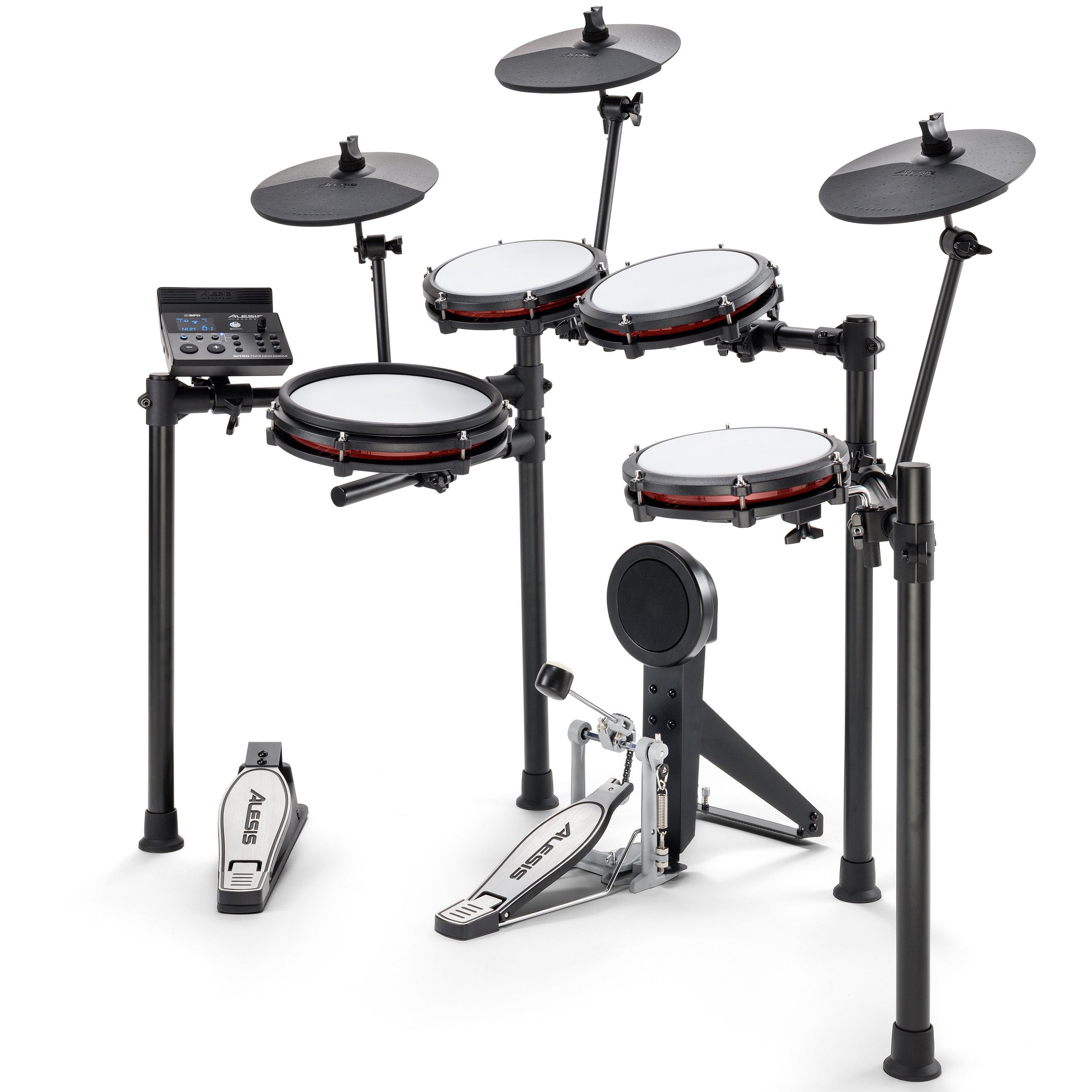 Alesis Nitro Max Mesh Electronic Drum Set W/ EXPANSION PACK – Kraft Music