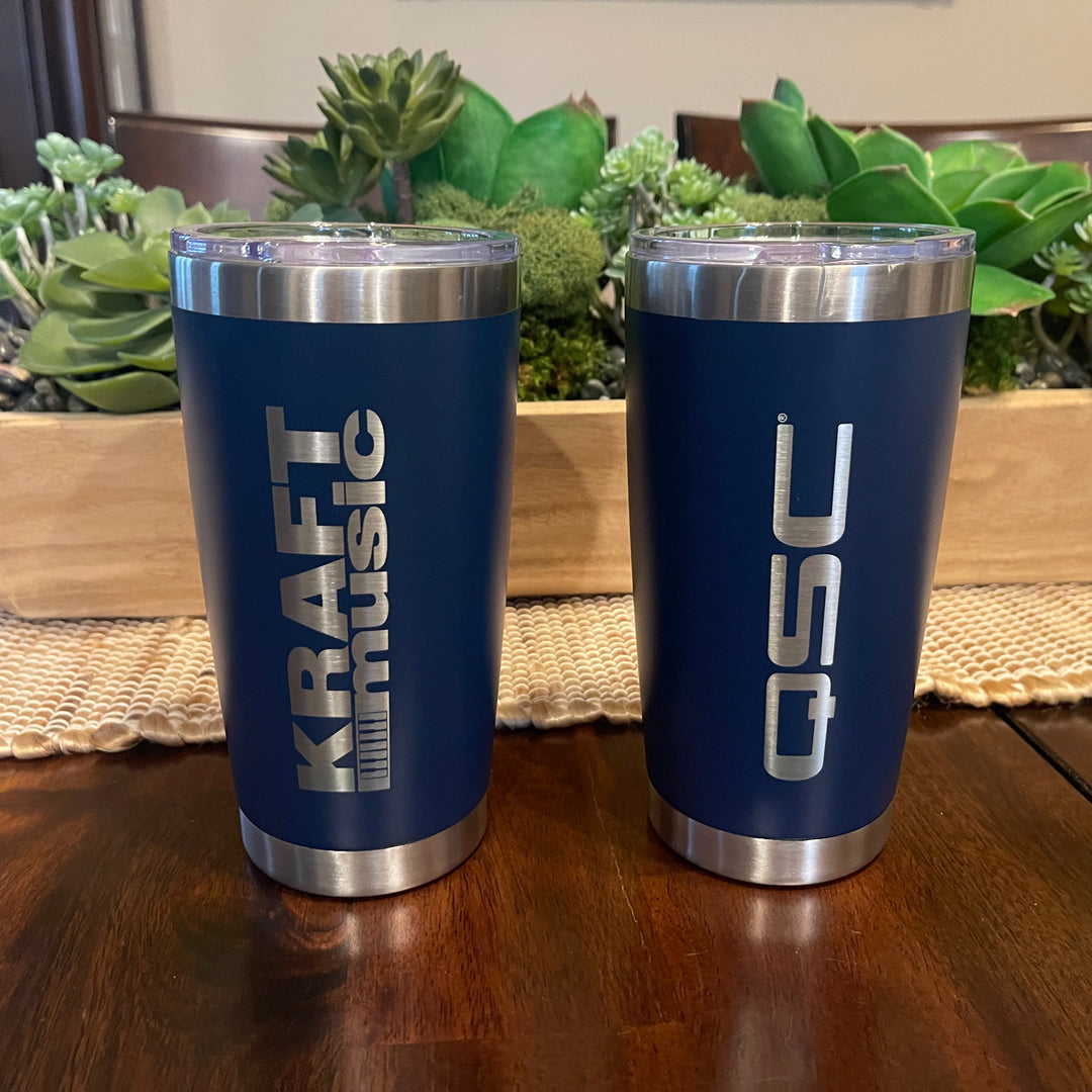 QSC Logo Tumbler – Kraft Music