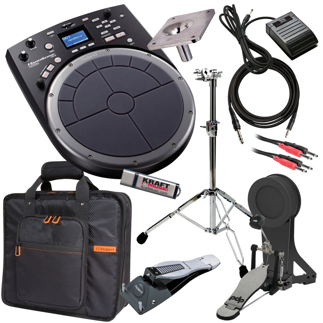 Roland HandSonic HPD-20 Digital Hand Percussion Controller COMPLETE DR ...