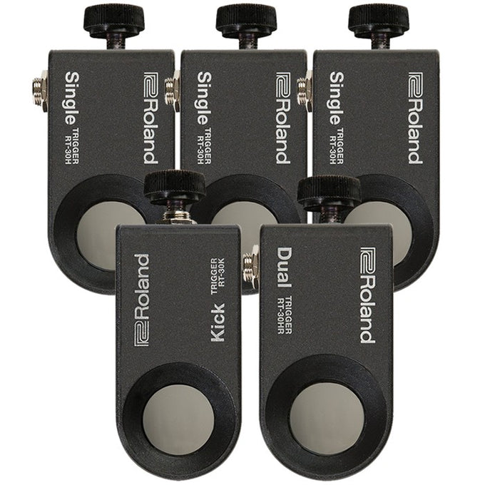 Roland RT-30K with RT-30HR/RT-30H Acoustic Drum Trigger 5-PIECE PAK ...