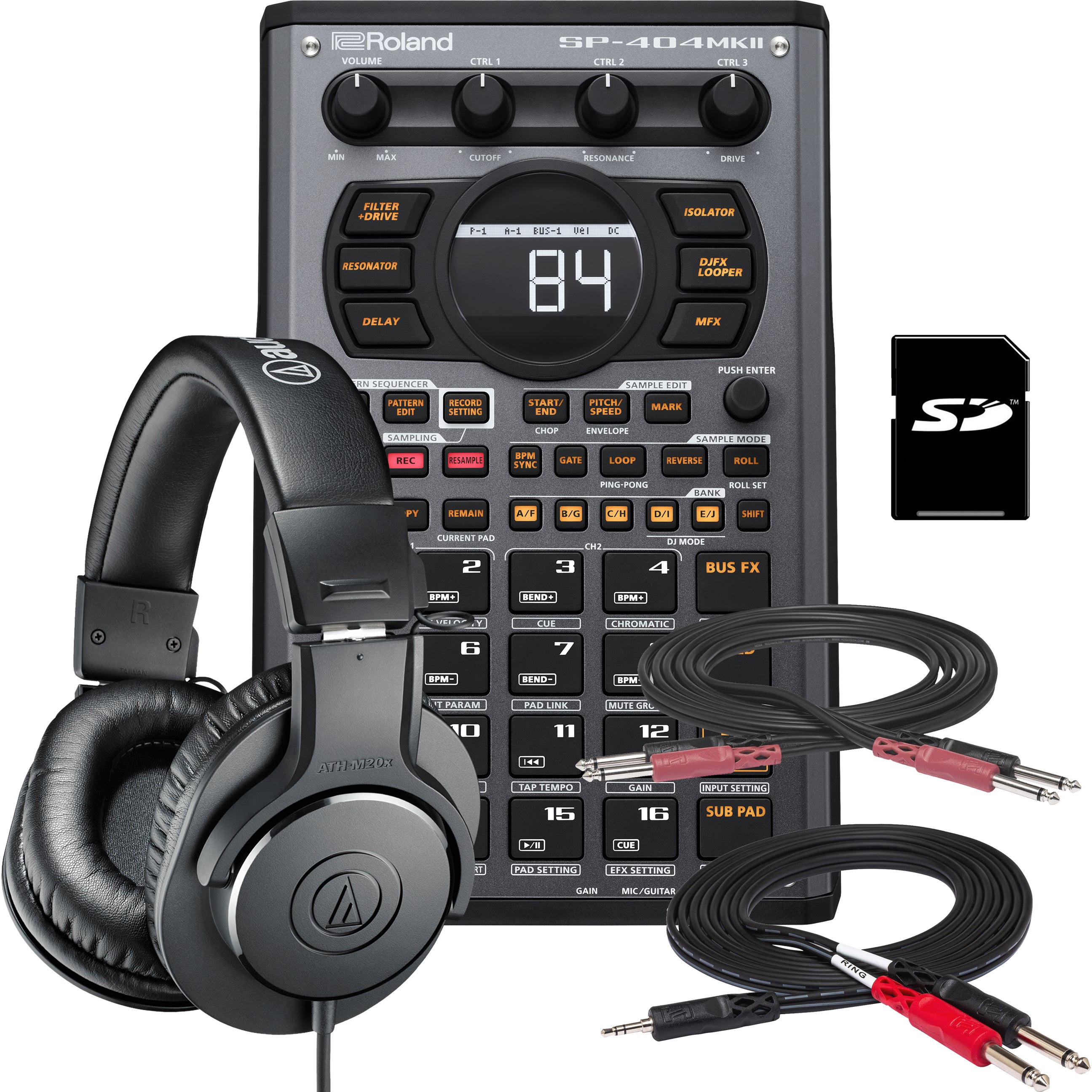 Roland SP-404MKII Creative Sampler and Effector STUDIO KIT – Kraft Music