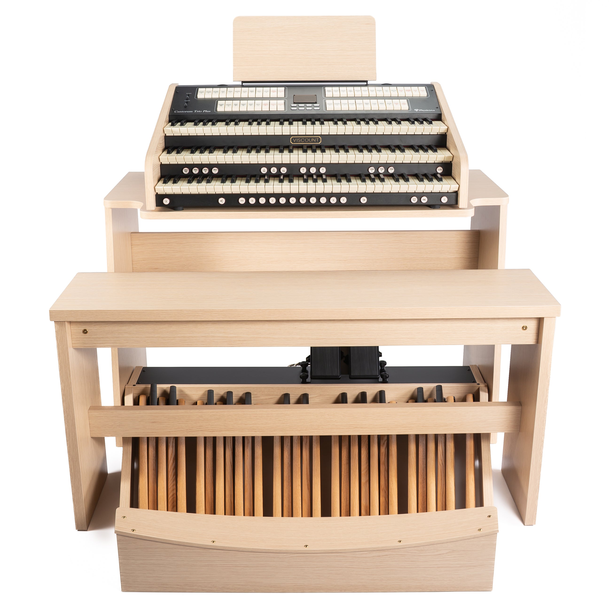 Viscount Cantorum Trio Plus Three Manual Portable Organ W/ STAND, PEDA ...