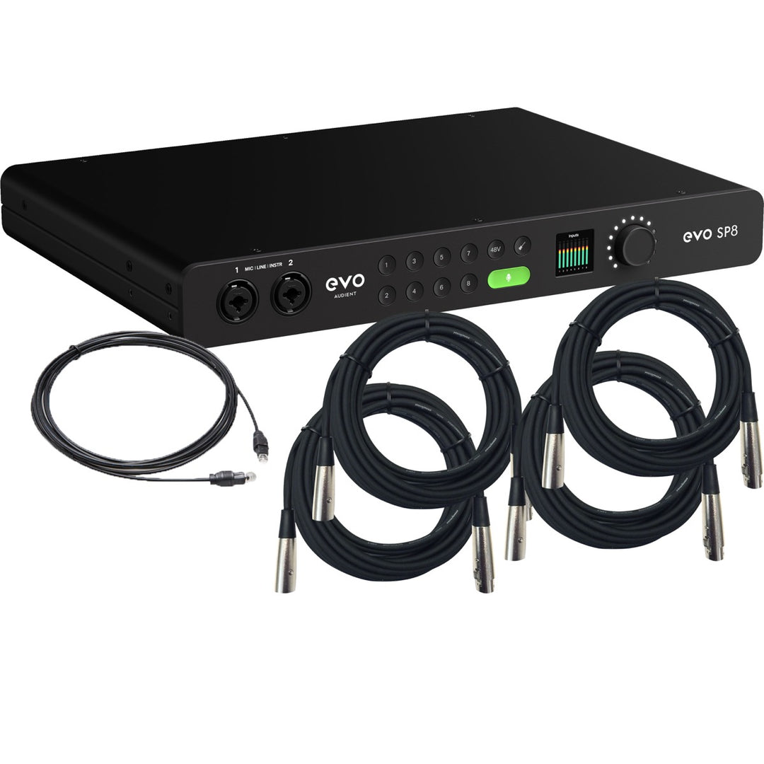 Audient Evo SP8 8-Channel Mic Preamp CABLE KIT – Kraft Music