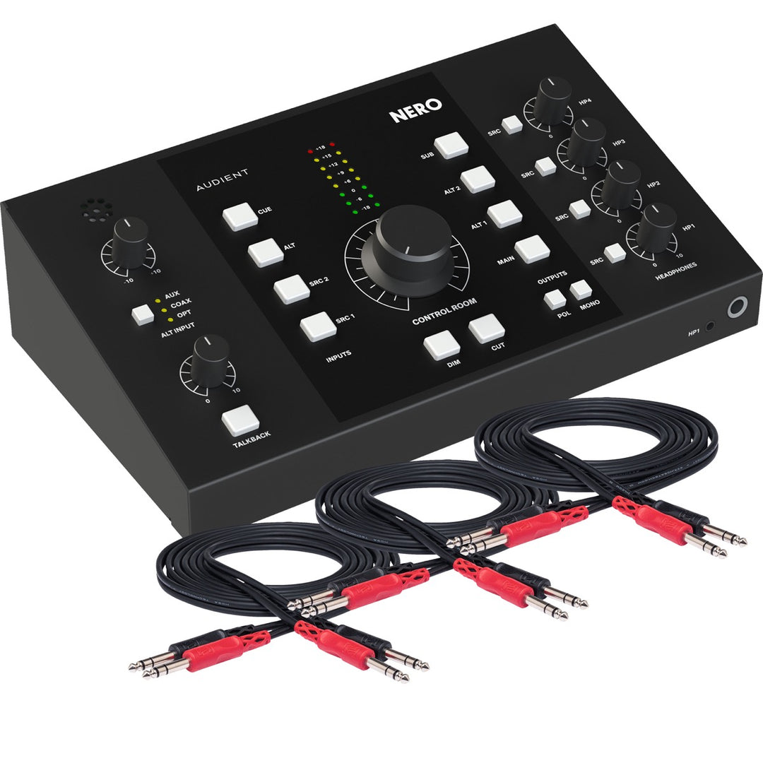 Audient Nero Desktop Monitor Controller CABLE KIT – Kraft Music