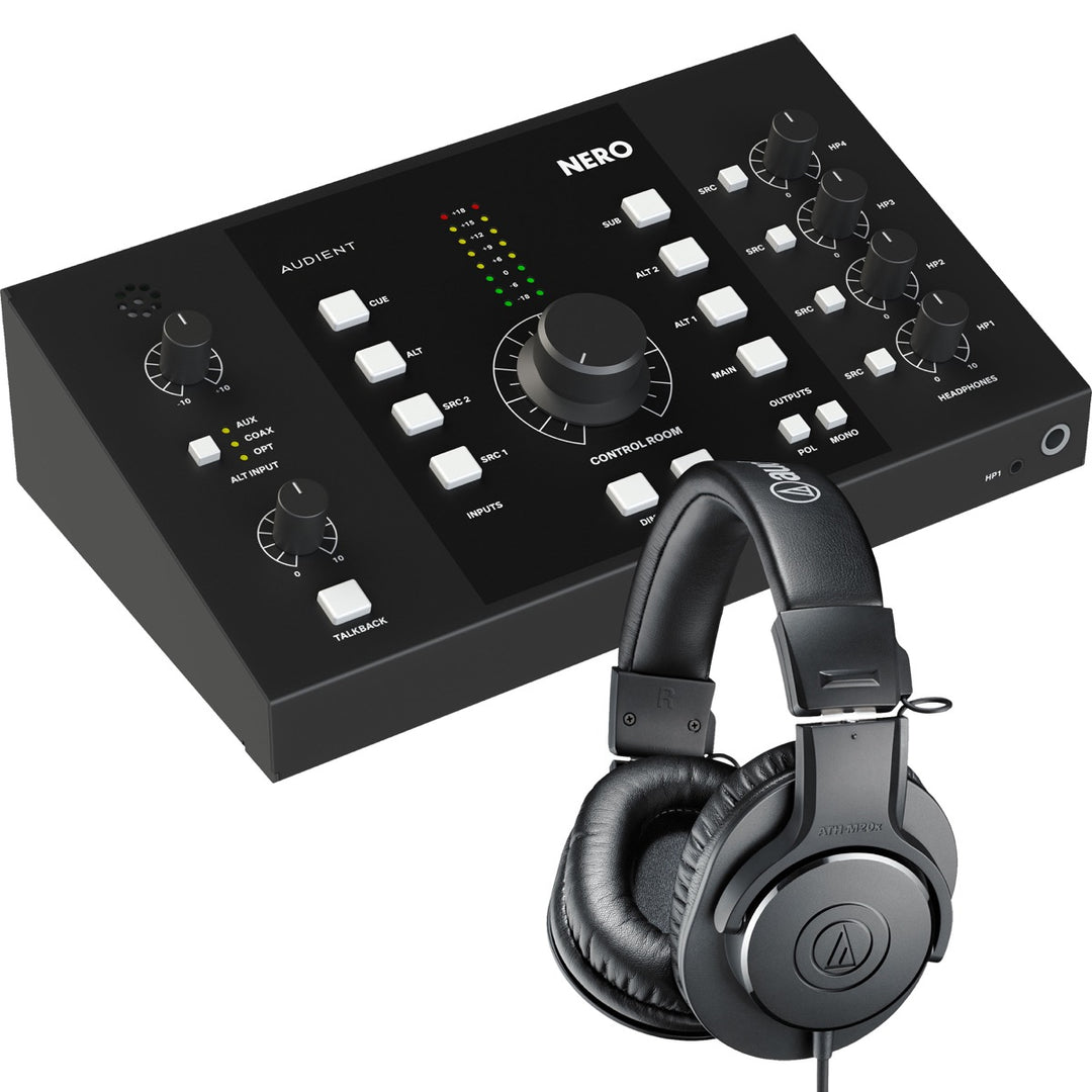 Audient Nero Desktop Monitor Controller STUDIO KIT – Kraft Music