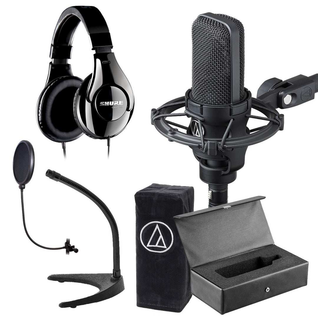 Audio-Technica AT4033a Cardioid Condenser Microphone STUDIO KIT – Kraft ...