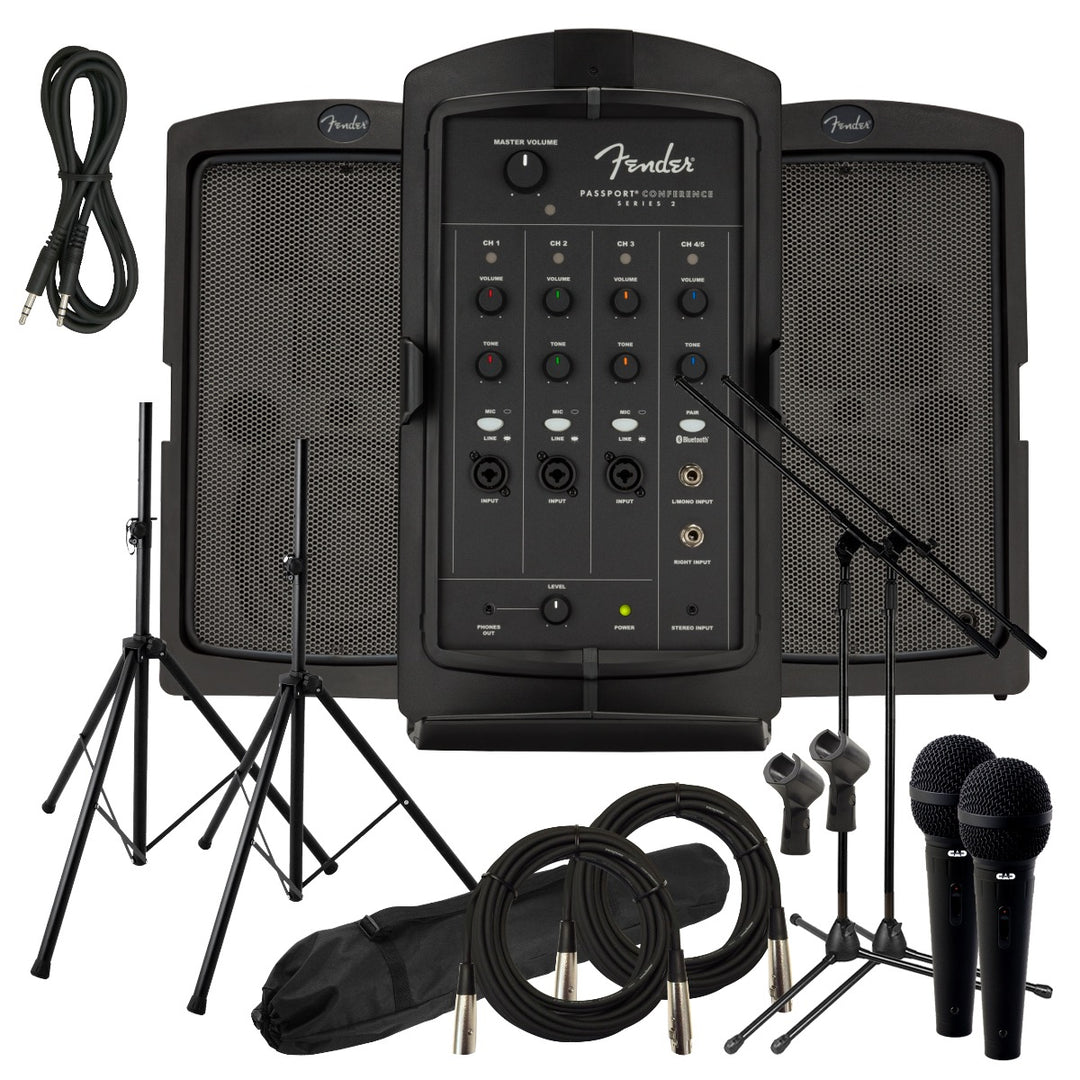 Fender Passport Conference Series 2 Portable PA System AUDIO ESSENTIAL ...