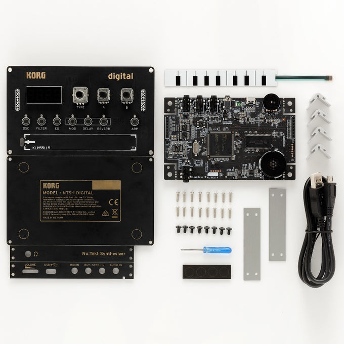 Korg Nu:Tekt NTS-1 Digital Kit DIY Programmable Synthesizer POWER KIT ...