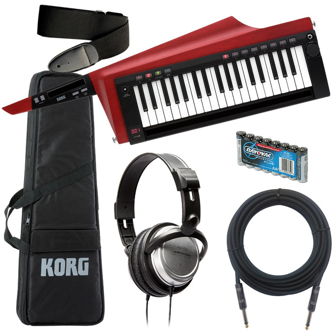 Korg RK-100S 2 Keytar - Translucent Red BONUS PAK – Kraft Music