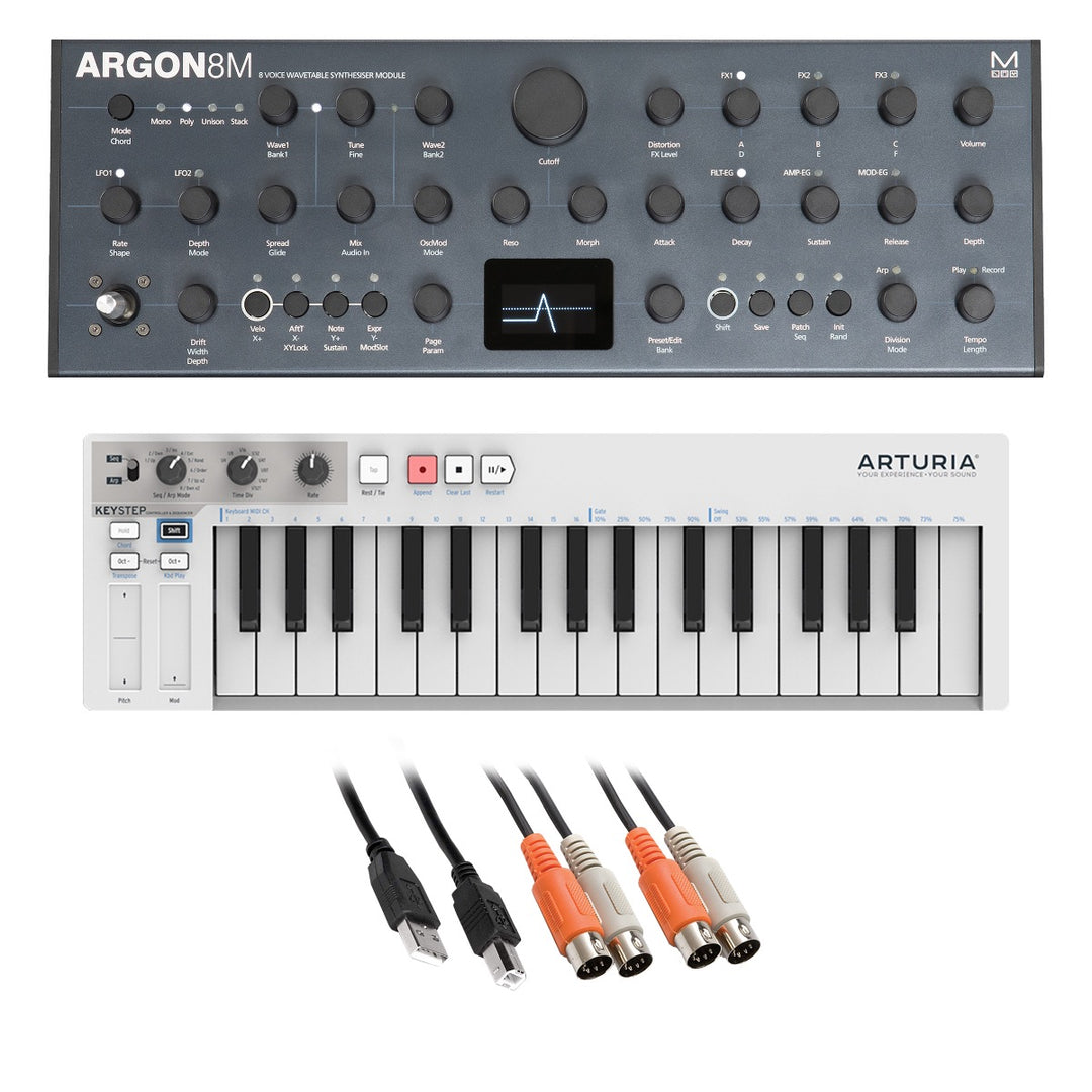 Modal Electronics Argon8M Polyphonic Wavetable Synthesizer Module CONT ...