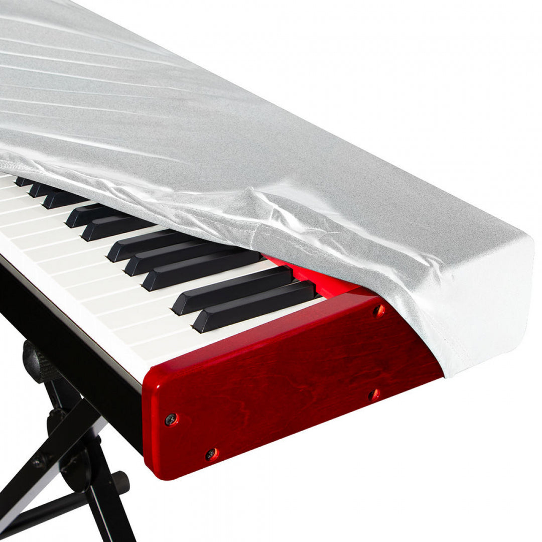 On-Stage KDA7088W Keyboard Dust Cover - 88-Key - White – Kraft Music
