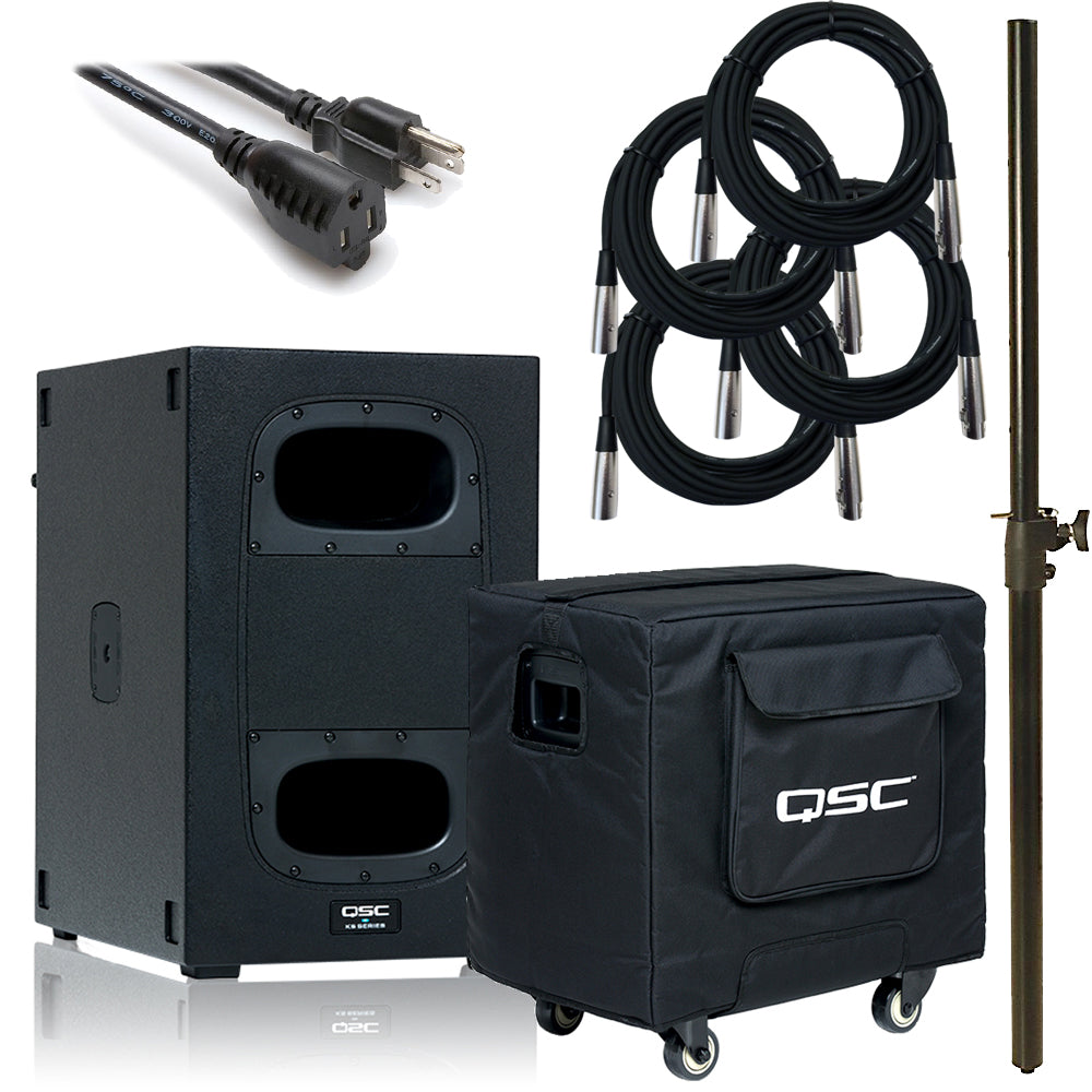 QSC KS112 Powered PA Subwoofer STAGE KIT – Kraft Music