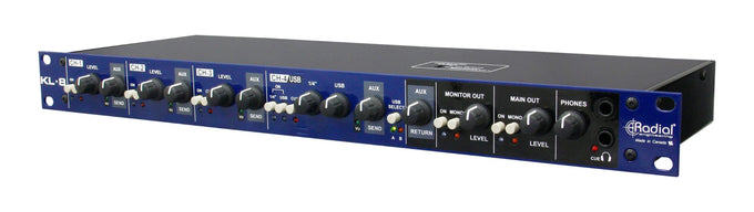 Radial KL-8 Rackmount Keyboard Mixer – Kraft Music