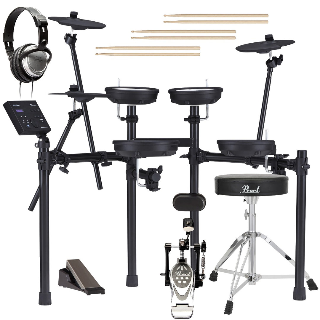 Roland TD-07DMK V-Drums Electronic Drum Set DRUM ESSENTIALS BUNDLE – Kraft Music