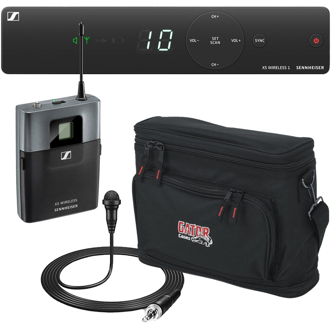 Sennheiser XSW 1-ME2-A Wireless Lavalier System CARRY BAG KIT – Kraft Music