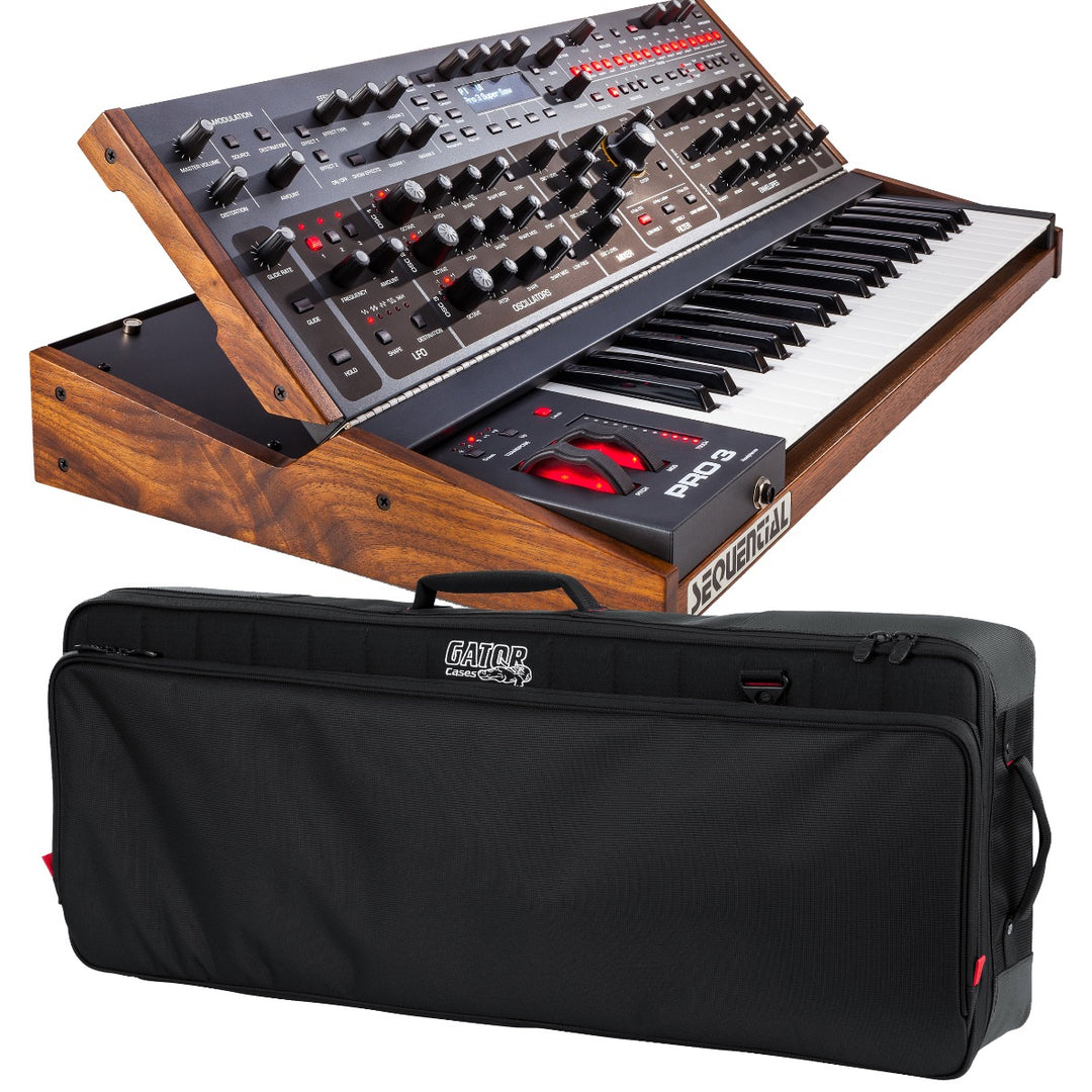 Sequential Pro 3 SE Mono/Paraphonic Synthesizer Keyboard CARRY BAG KIT ...