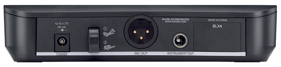 Shure BLX4 Wireless Receiver – Kraft Music
