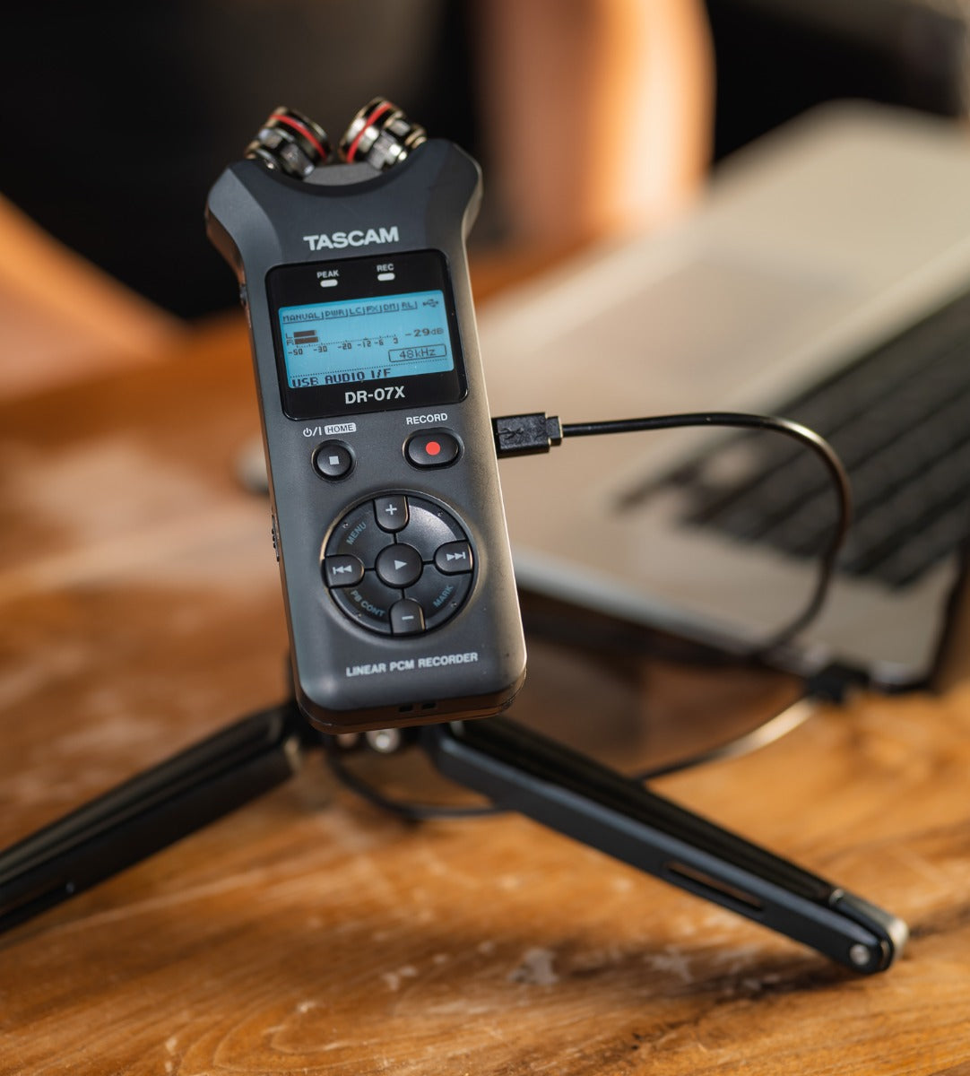TASCAM DR-07X Handheld Stereo Recorder – Kraft Music TASCAM DR-07X Handheld Stereo Recorder – Kraft Music