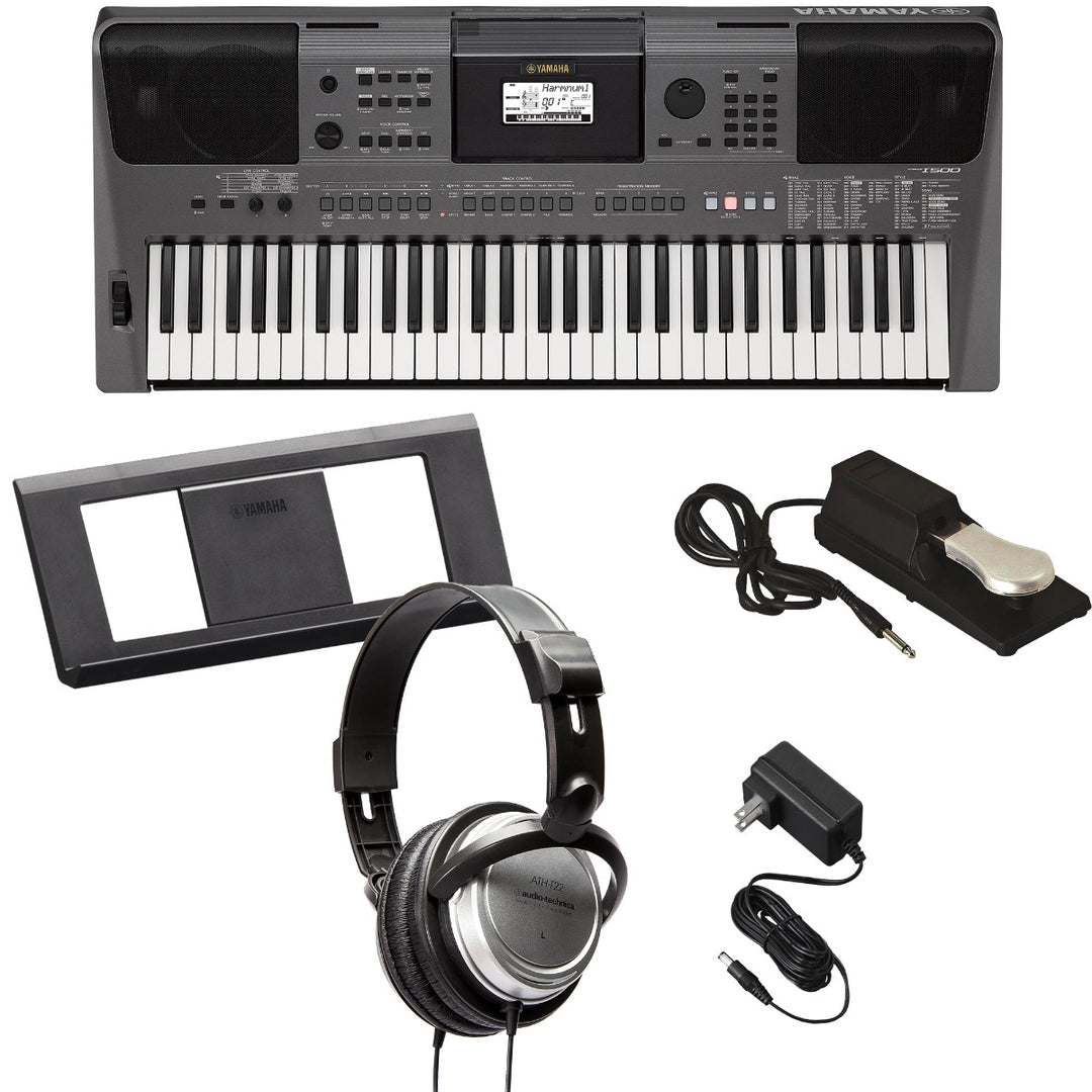 Yamaha PSR-I500 Portable Keyboard for Indian Music BONUS PAK – Kraft Music