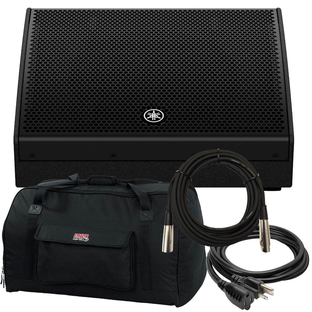 Yamaha DHR12M 12" Powered PA Monitor Speaker PERFORMER PAK – Kraft Music